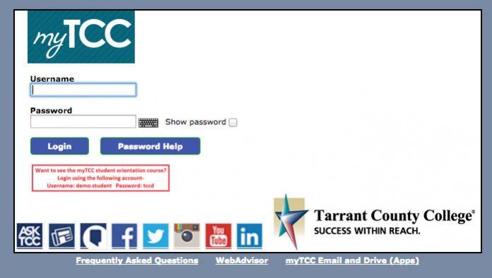 myTCC updates to single login page – The Collegian